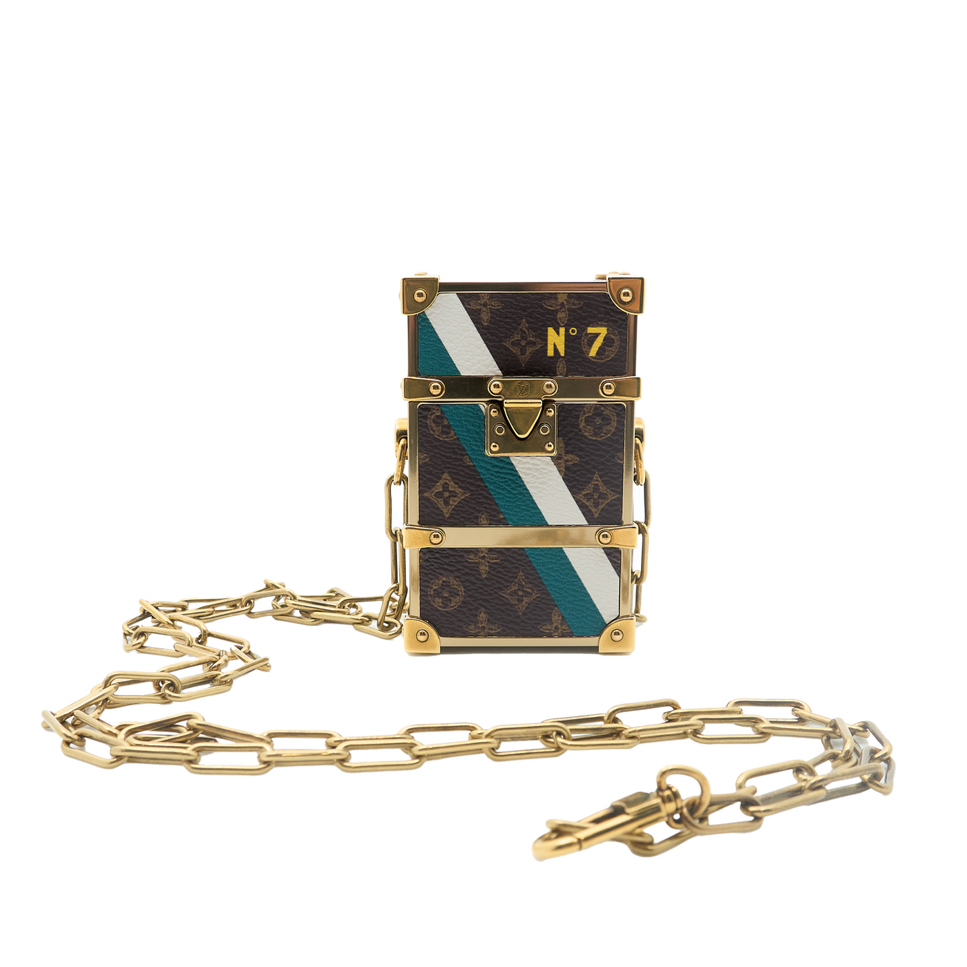 Louis Vuitton Trunk Box Chain Bag