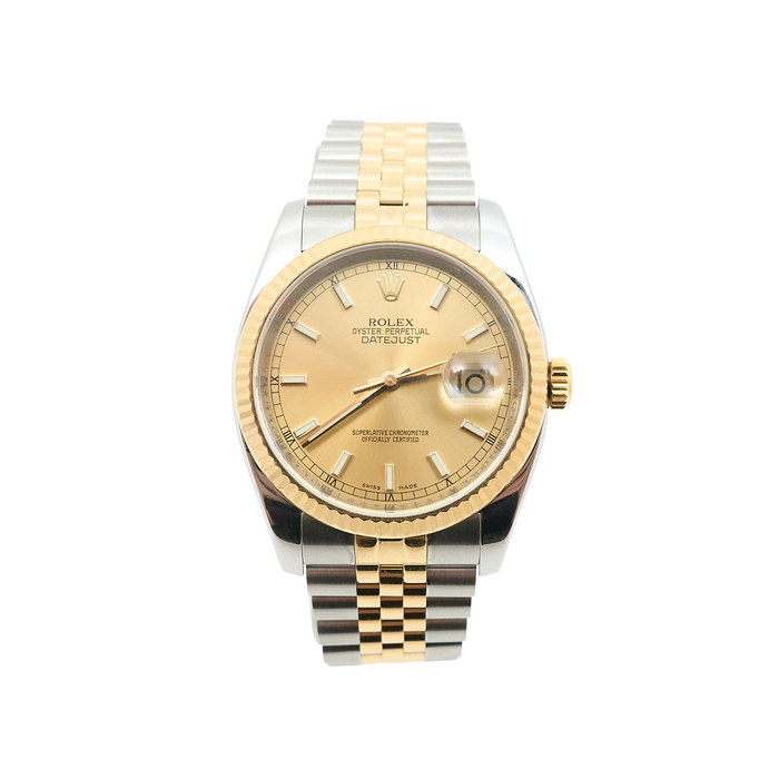 Rolex Datejust 36mm Oystersteel & Yellow Gold